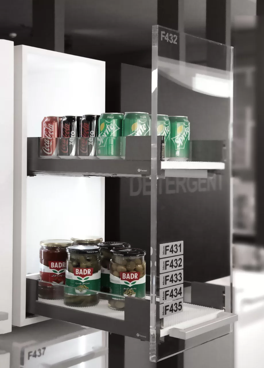 سوپر لردر 106mm زیر صفحه اسلیم شیشه دو طبقه عرض آزاد فانتونی F431 تا ...