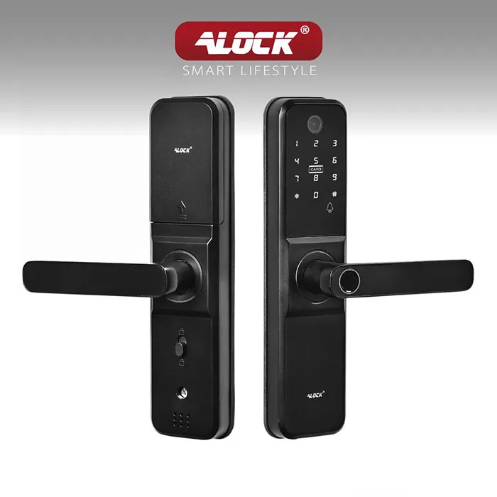 دستگیره اثر انگشتی دوربین دار Alock مدل S300+ camera - کابی لند | تجهیزات و یراق آشپزخانه و ساختمان