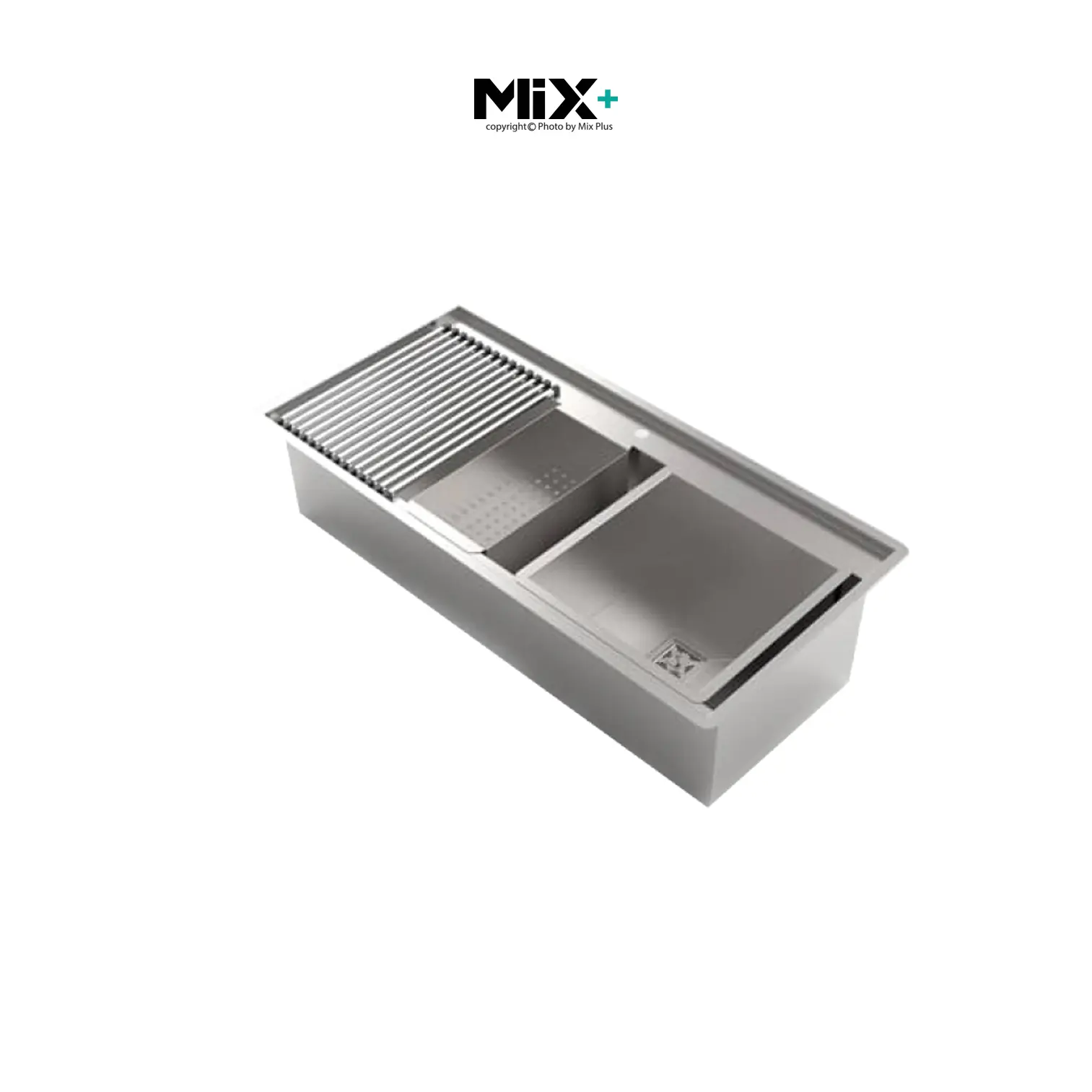 سینک ظرفشویی میکس پلاس DCN-104 - کابی لند | تجهیزات و یراق آشپزخانه و ساختمان